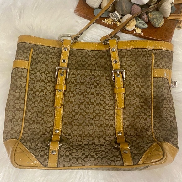 Coach | Bags | Classic Coach Logo Design Adjustable Shoulder Bag | Poshmark